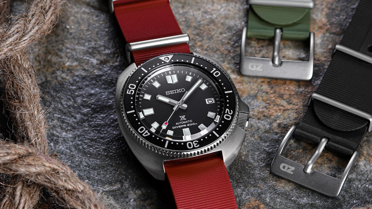 Italian Rubber Watch Straps by Bonetto Cinturini - ZULUDIVER