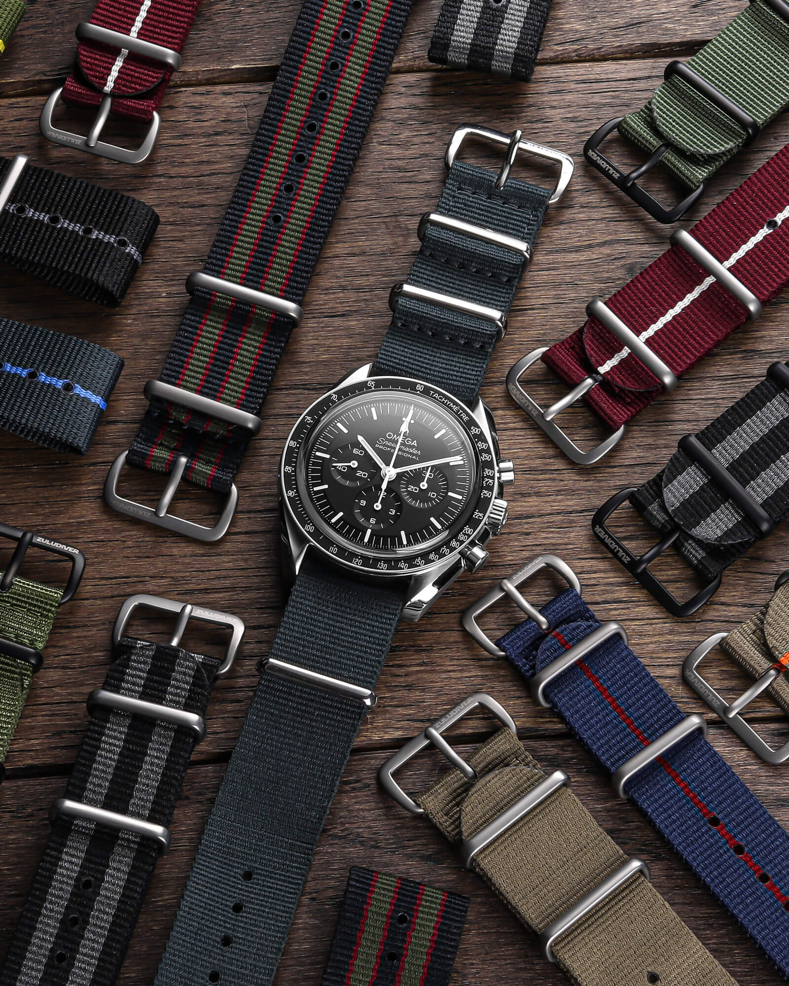 High Quality 18mm Wide Replacement Watch Straps - ZULUDIVER