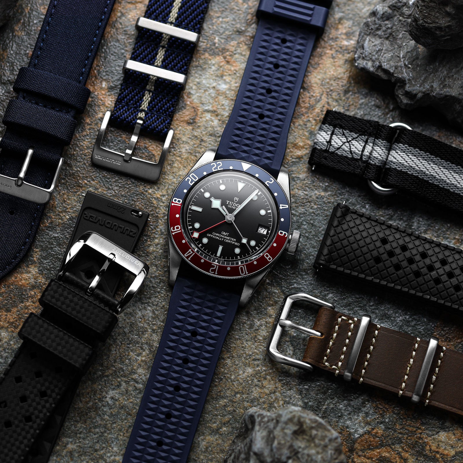 Italian Rubber Watch Straps - ZULUDIVER